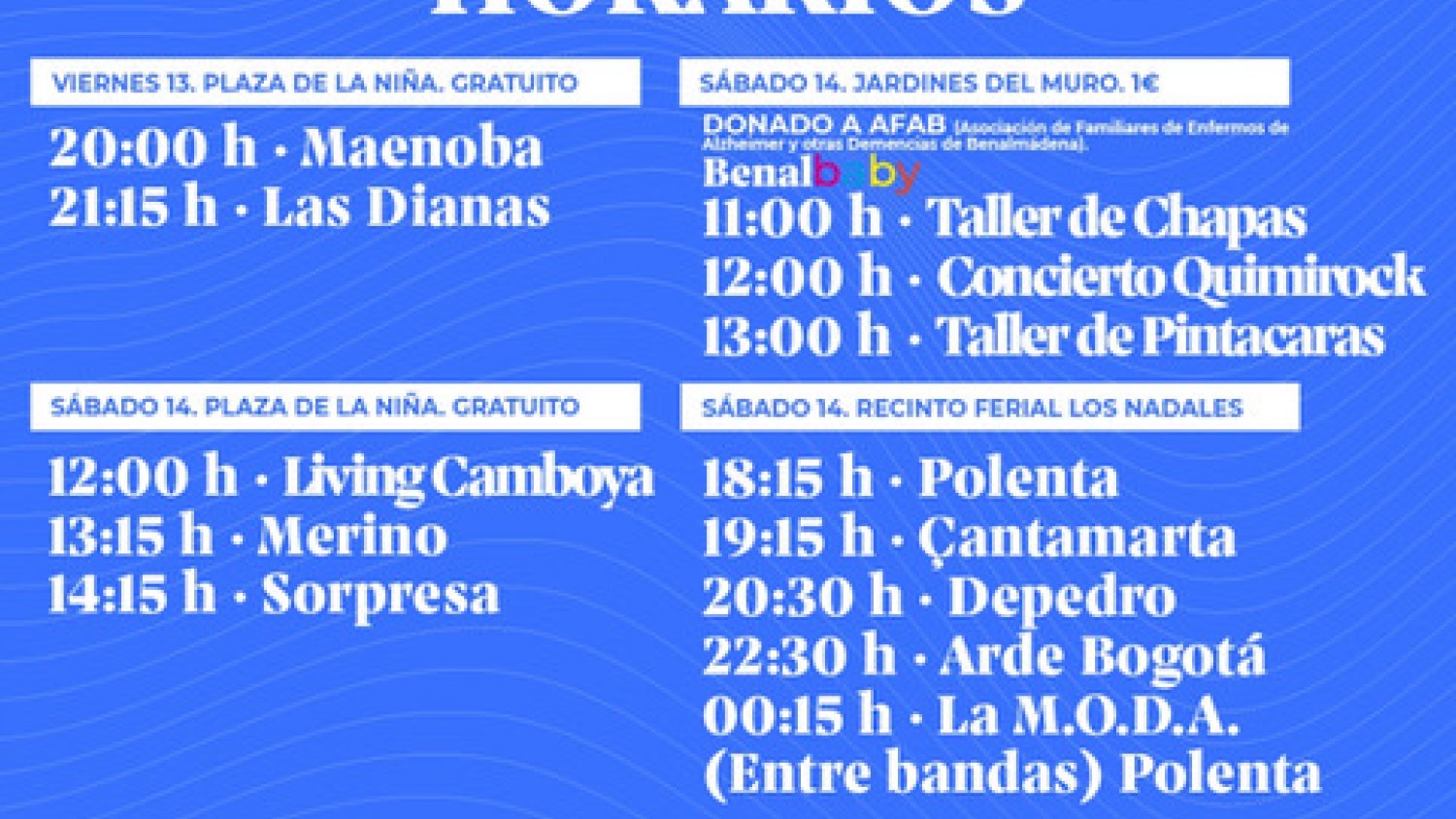 BENALFEST celebra su quinta edición en Benalmádena el 13 y 14 de ... BENALFEST celebra su quinta edición en Benalmádena el 13 y 14 de ...